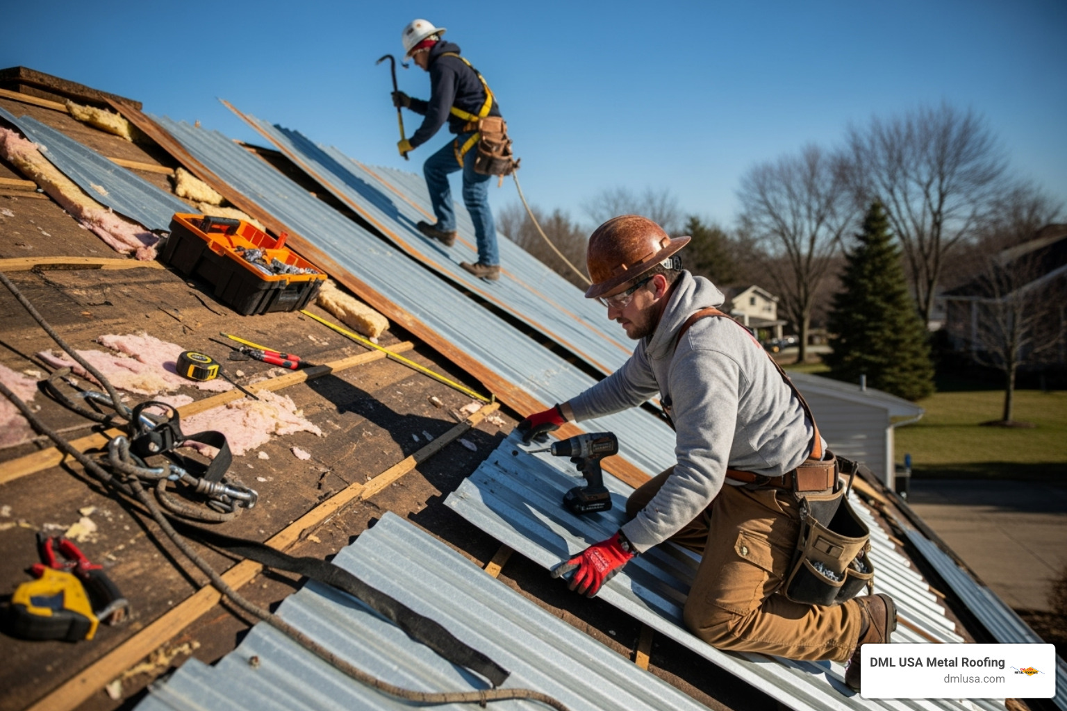 Repair or Replace? Breathing New Life into Your Old Metal Roof - DML ...